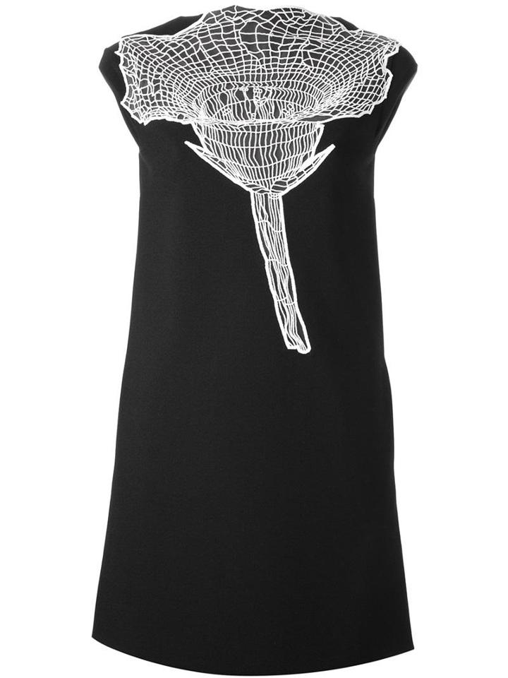 Christopher Kane Sheer Lace Flower Dress | LookMazing