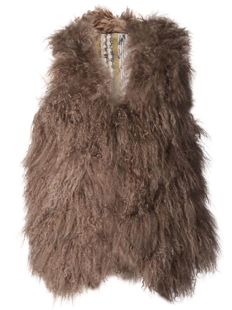 Artisan De Luxe Shaggy Nepal Vest | LookMazing