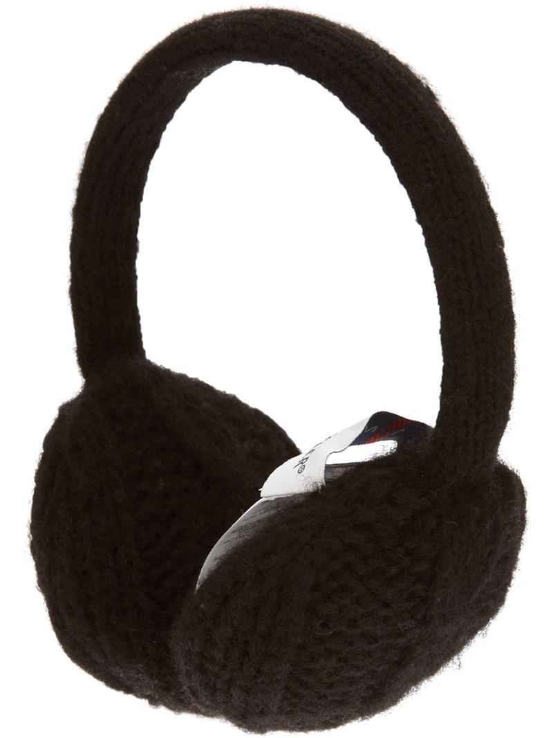 Moncler Knitted Ear Muffs | LookMazing