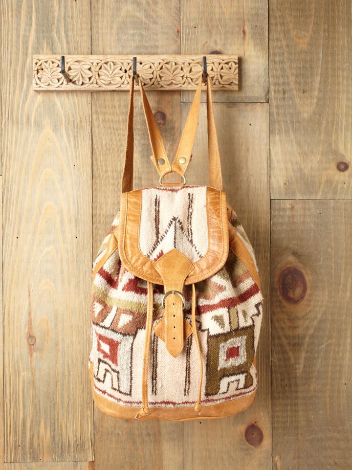 Totem Vintage Cherokee Backpack - Tan One Size | LookMazing