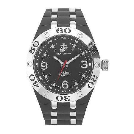 Wrist Armor C22 Mens Us Marine Corps Rubber Strap Watch | LookMazing