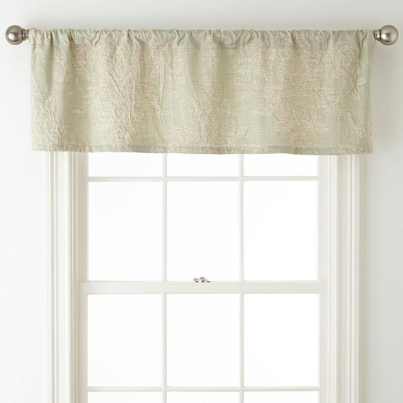 Royal Velvet Cassata Rod-pocket Tailored Valance | LookMazing