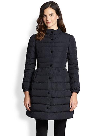 Red Valentino Taffeta Puffer Coat | LookMazing