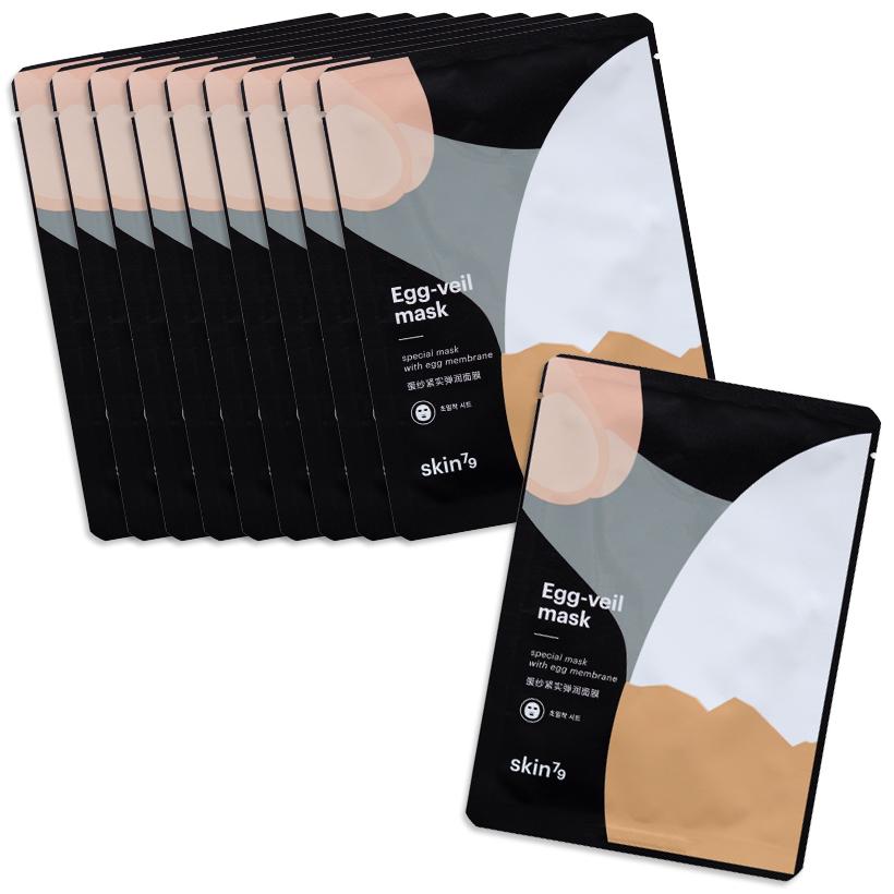 Skin79 - Egg-veil Membrane Mask 10 Pcs | LookMazing