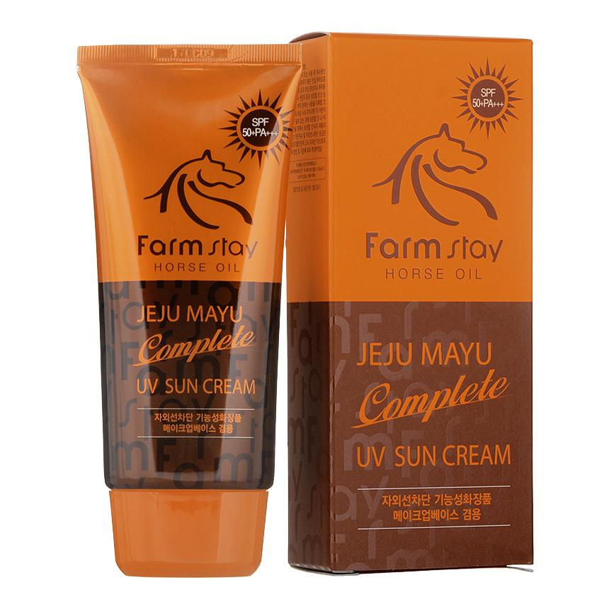 Farm Stay - Jeju Mayu Complete Uv Sun Cream Spf 50+ Pa+++ 70g | LookMazing